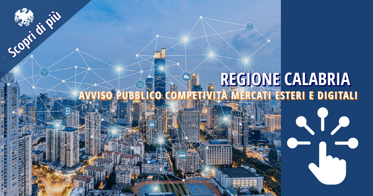 Regione Calabria. Bando per internazionalizzazione imprese